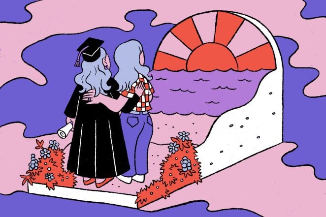 Audrey Malo / Gloria / High school graduation of a trans daughter ...