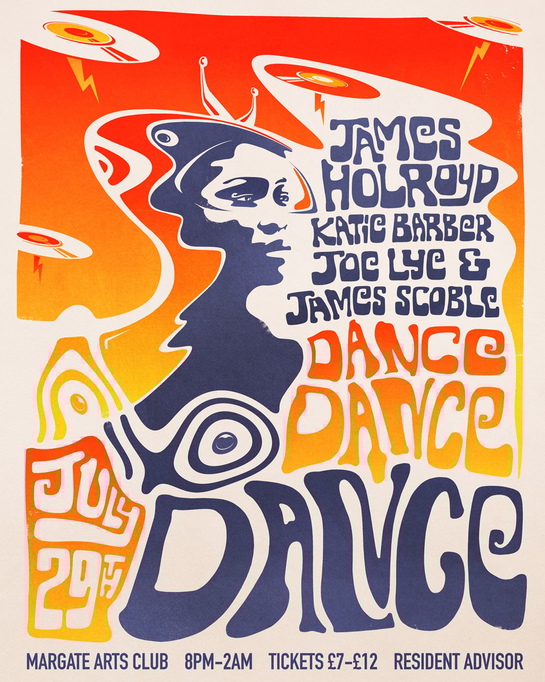 Andy Potts / Music event in Margate, UK / Dance Dance Dance poster ...