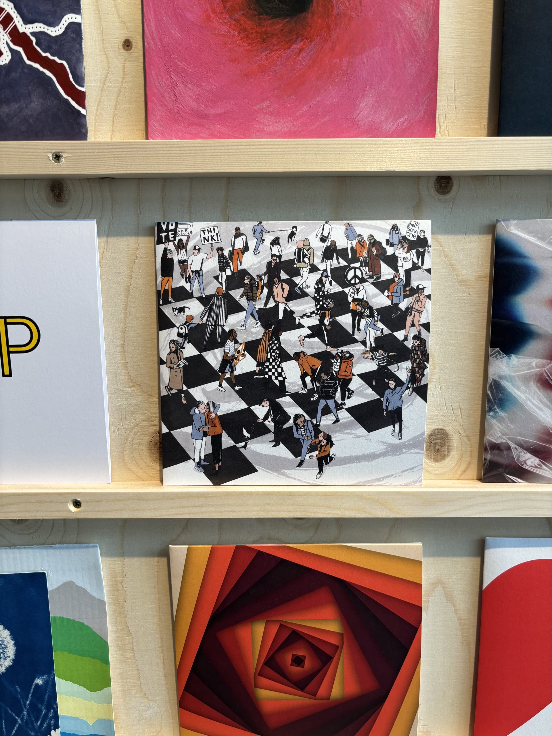 Clare Mallison / The Now Gallery London / Secret 7 record sleeve | Anna ...