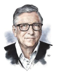 Tony Healey/Scientific American/Bill Gates | Anna Goodson Illustration ...