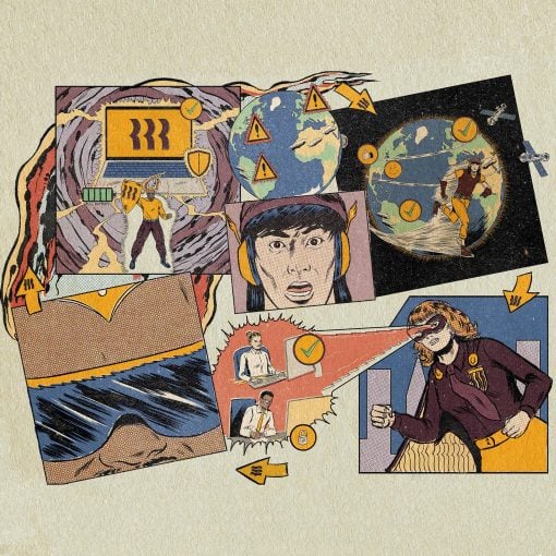 Van Saiyan / Rippling / IT Heroes | Anna Goodson Illustration Agency