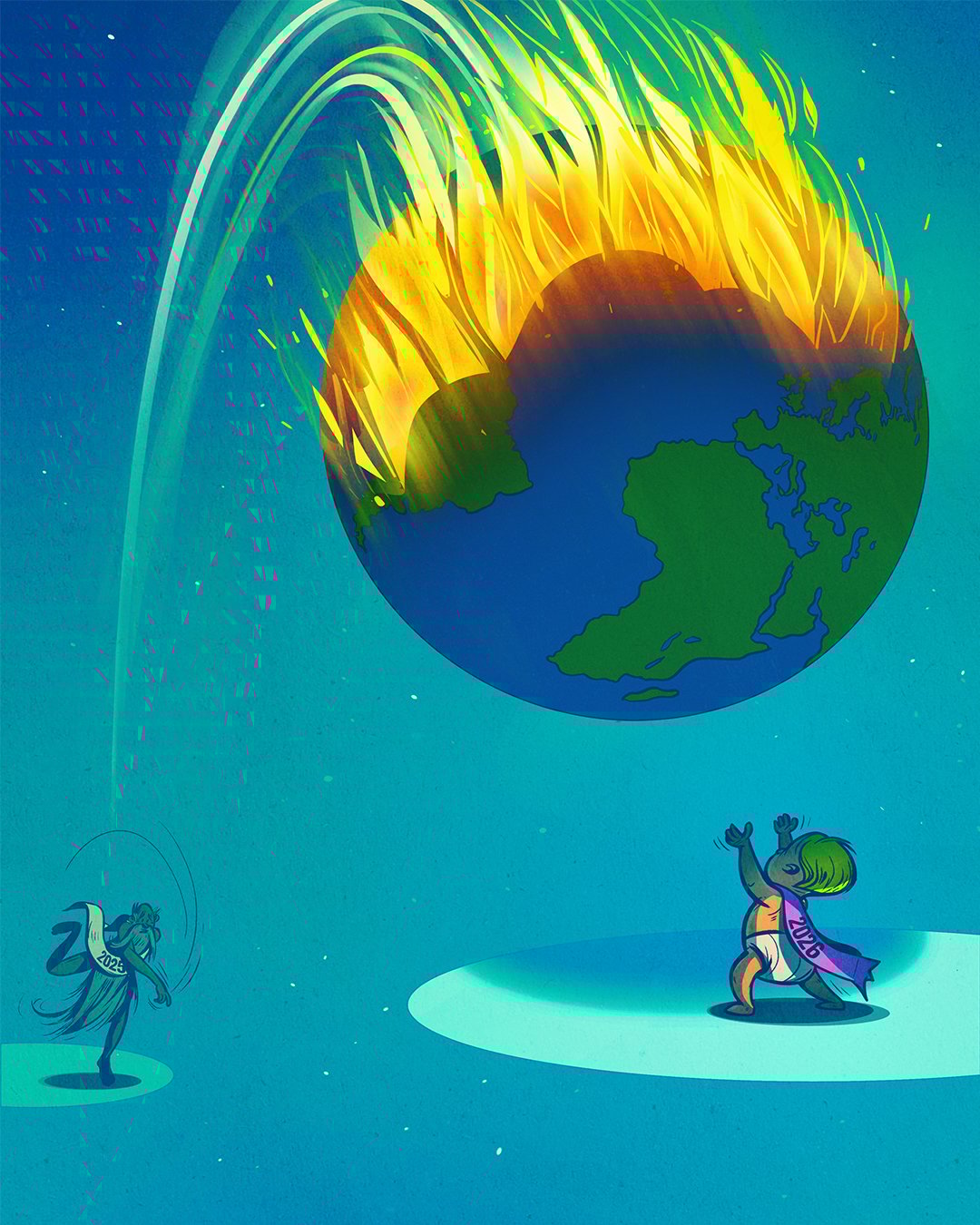 Kotynski / Newsweek PL / New Year's issue cover illustration | Anna ...